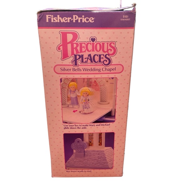 Fisher-Price | Toys | New Vintage Fisher Price Precious Places Silver Bells Wedding Chapel ...